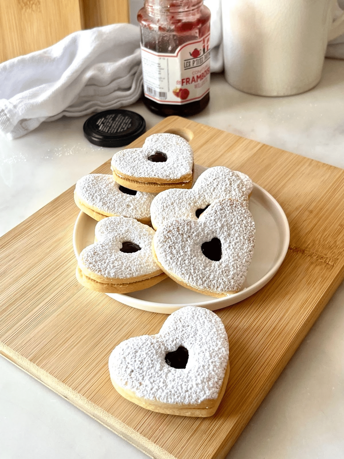 Sablés fondants à la confiture